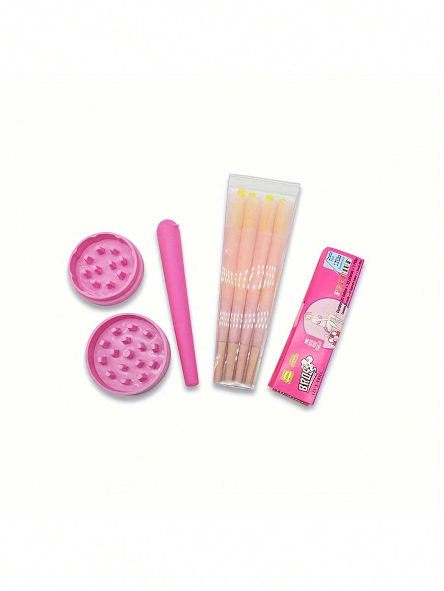 Plastic DIY Cigarette Making Kit Gift Set With Rolling Tray, Grinder ...