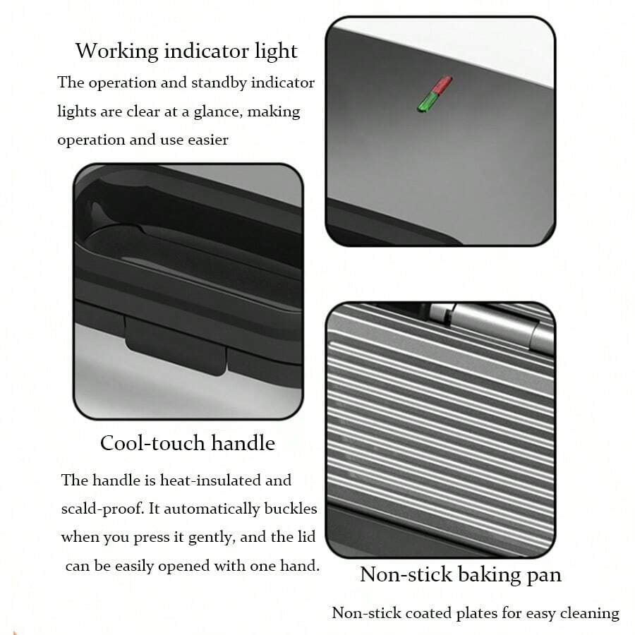 Multifunctional Electric Pancake Machine Double-Sided Heating Household ...