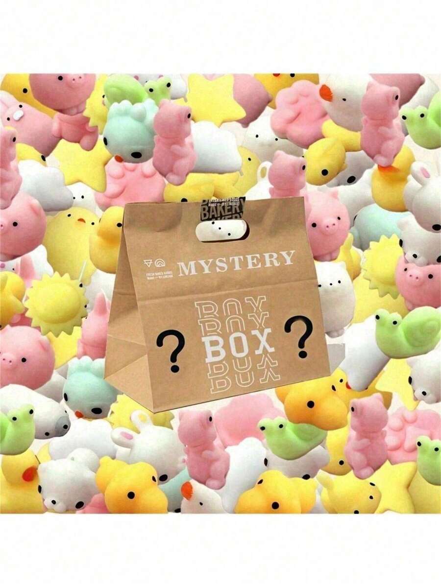Random Style Squishy Buns, Squeeze Toys, Cute Cartoon Bun Toy, Mini ...