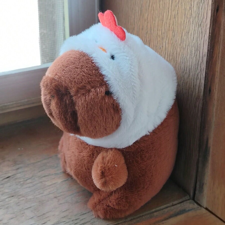 Capybara Plush Keychain Toy Realistic Cute Capybara Stuffed Animals Toy ...