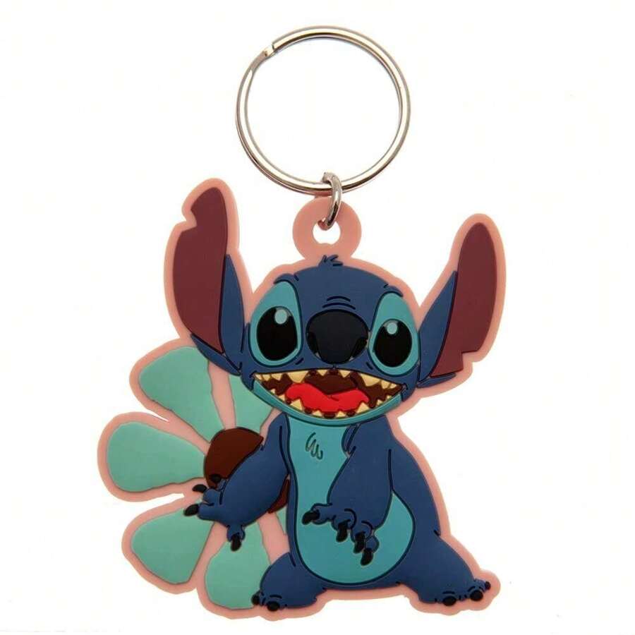 Disney Smile PVC Stitch Keychain (Multicolored) | SHEIN USA