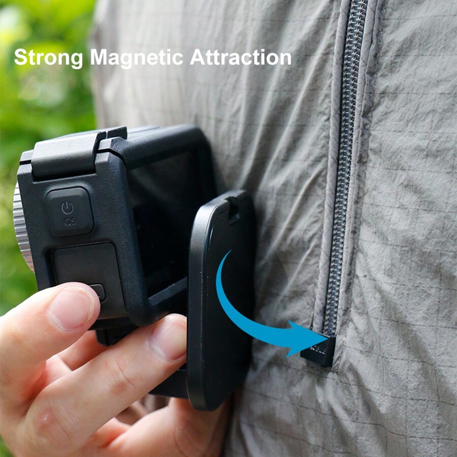 Magnetic Chest Mount For GoPro Hero 13 12 11 10 9 8 7 6 5 SJCAM AKASO ...