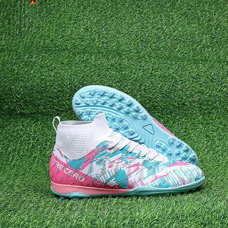 2024 New High Ankle Football Boots For Adults, Men & Women, Molded ...