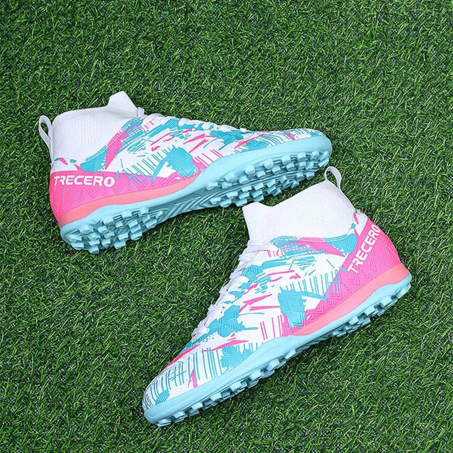 2024 New High Ankle Football Boots For Adults, Men & Women, Molded ...