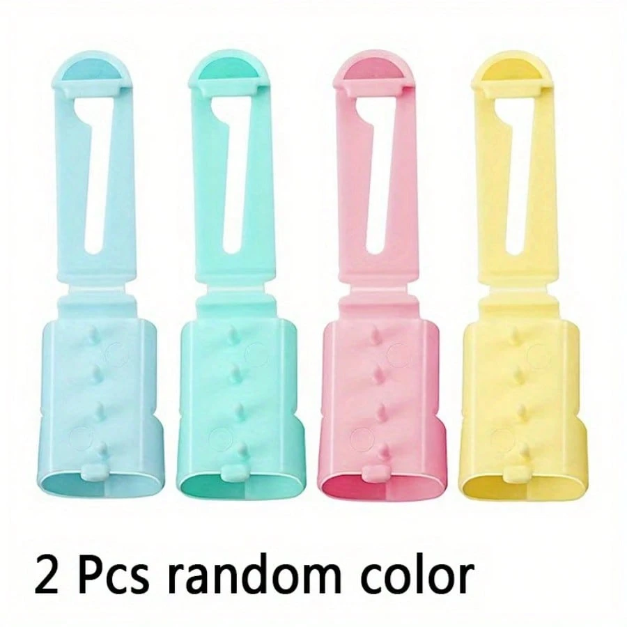 2 Pcs Yarn Guide Finger Holder Knitting Thimble Tool Plastic Yarn Guide ...