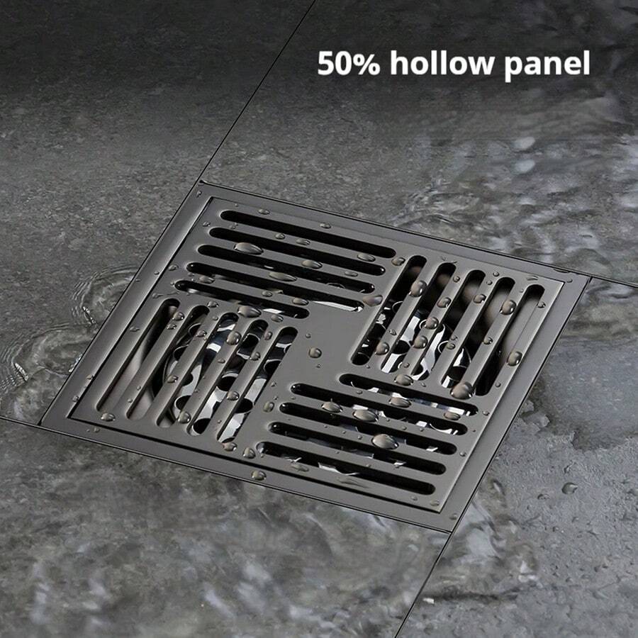 Stainless Steel Shower Drain, Square Shower Drain Pipe With Removable ...