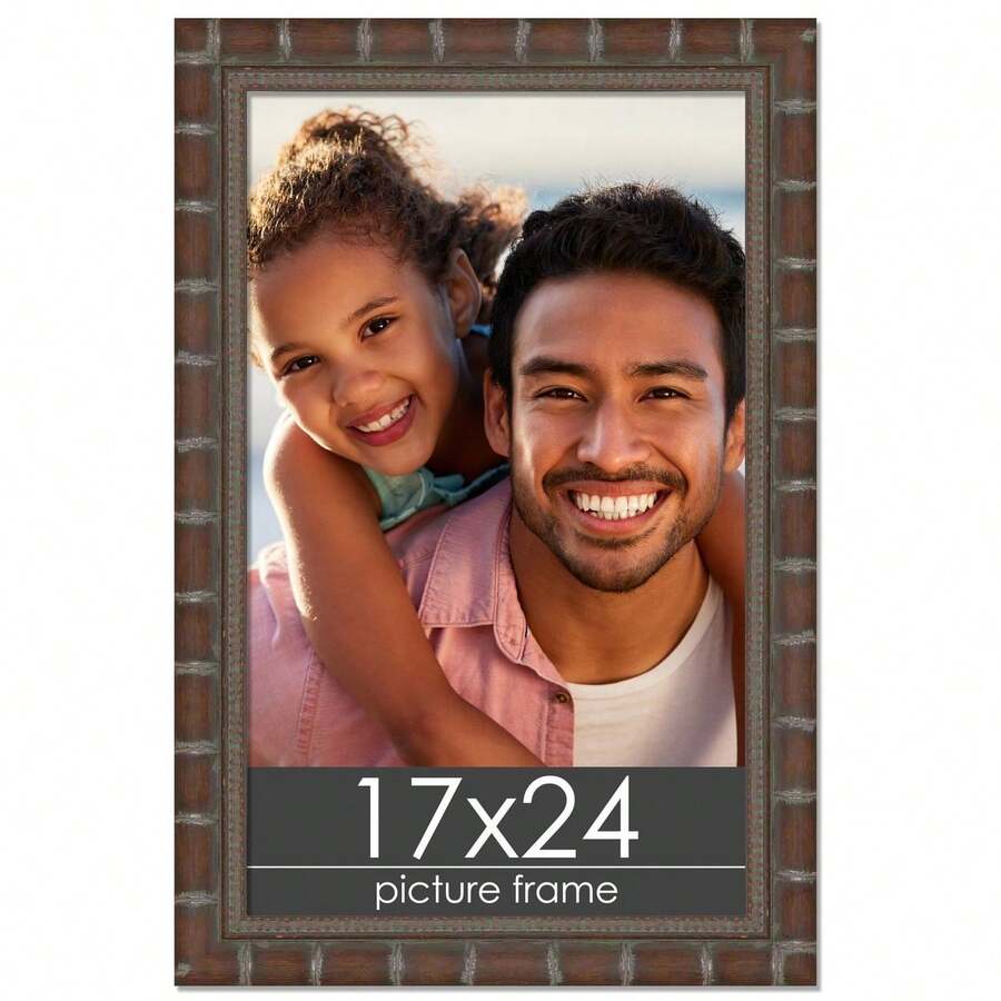 Custompictureframes.Com 17x24 Modern Bamboo Picture Frame UV Acrylic 5 ...
