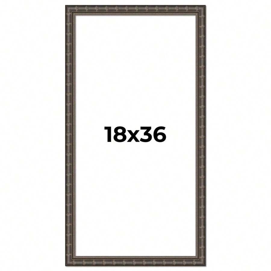 Custompictureframes.Com 18x36 Modern Bamboo Picture Frame UV Acrylic 5 ...