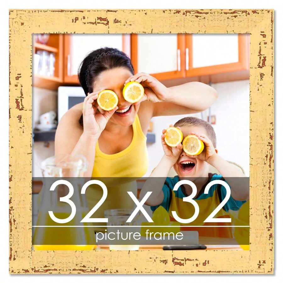 Custompictureframes.Com 32x32 Shabby Chic Picture Frame UV Resistant ...