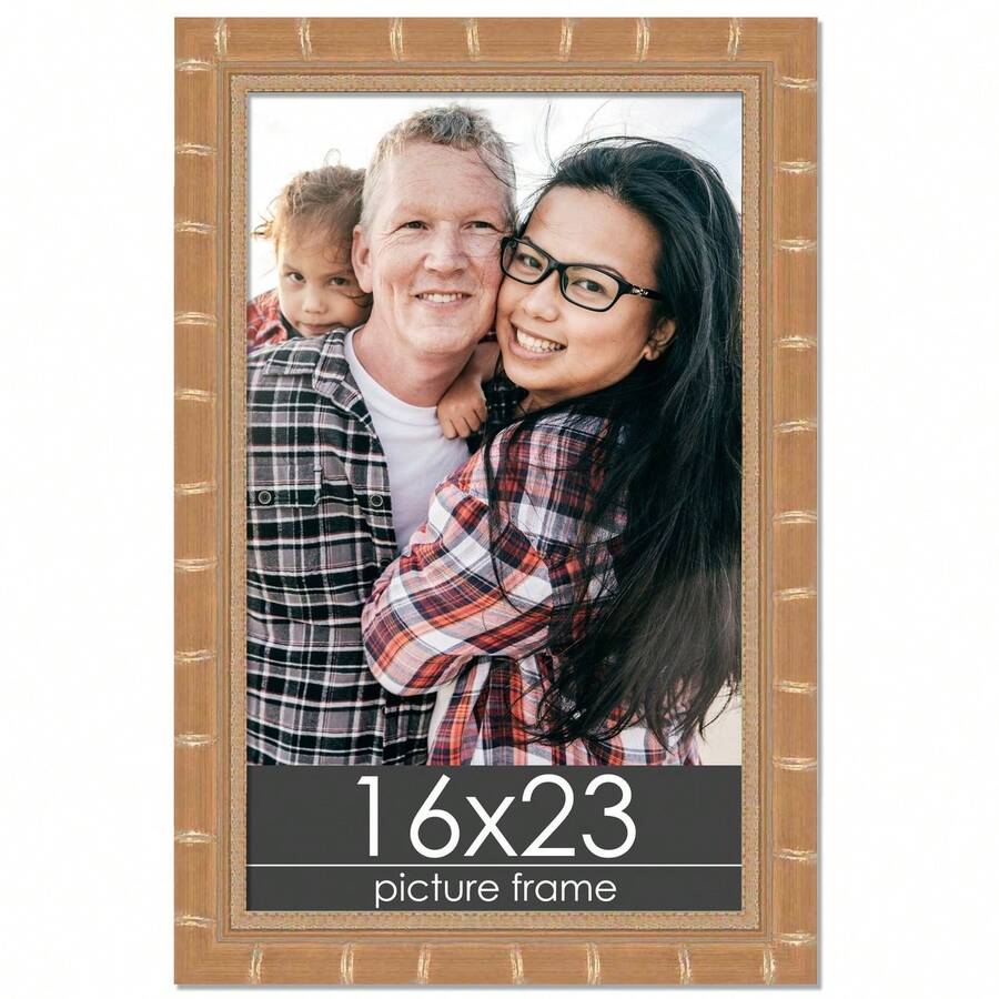 Custompictureframes.Com 16x23 Modern Bamboo Picture Frame UV Acrylic 5 ...