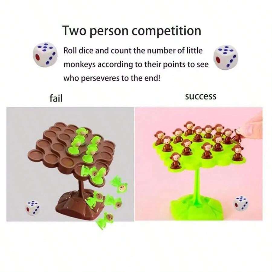 Creative Balancing Tree Toy Digital Monkey Balance Scale Educational ...