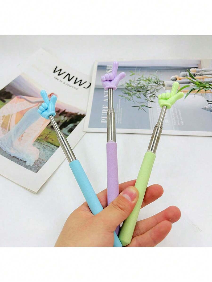 68cm Telescopic Finger Reading Stick Children's Reading Finger Stick ...