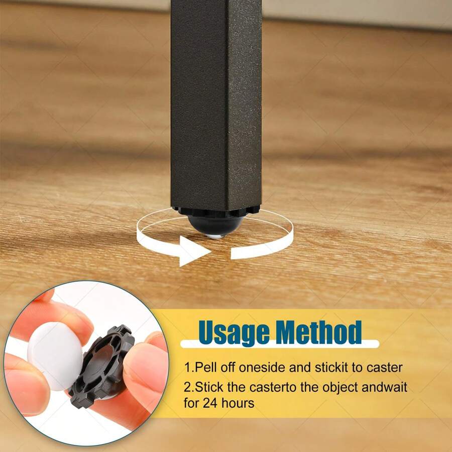 Modular Click-In No Drill Multi-Directional Caster Wheels, DIY ...