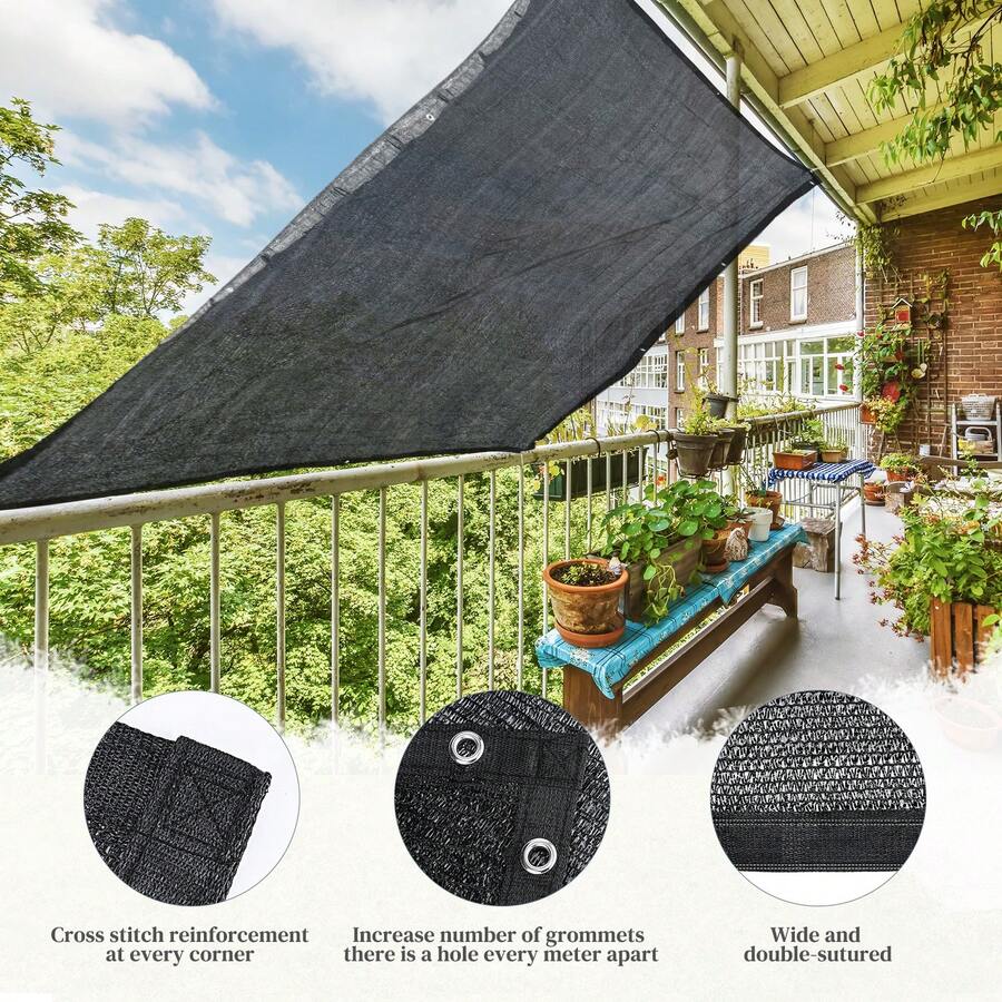 Garden 50% Shade Cloth, Weather Resistant Outdoor Sun Shades:,14 X 20FT ...
