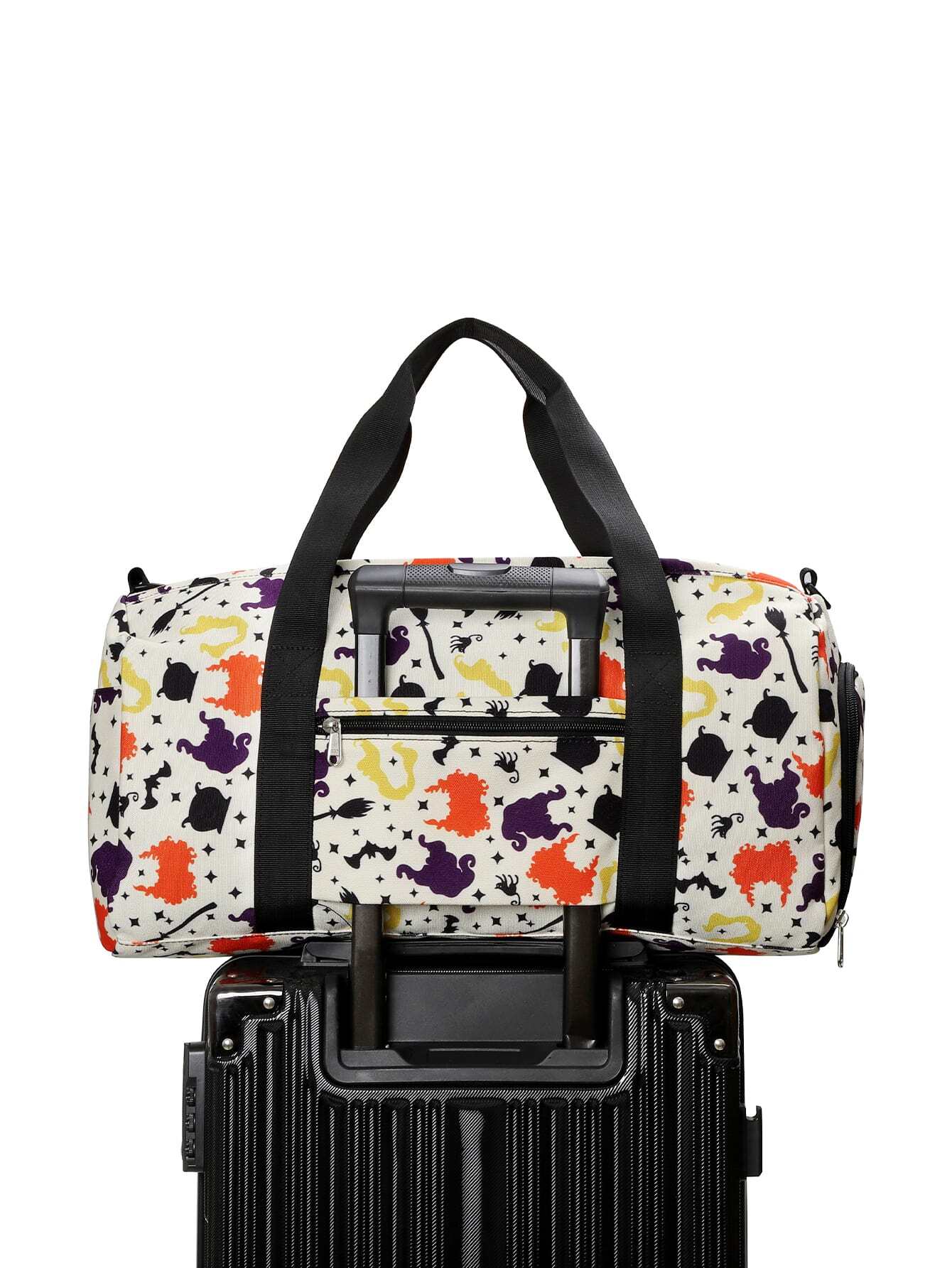 Women Ladies Halloween Day Weekender Travel Tote Overnight Duffle Carry ...