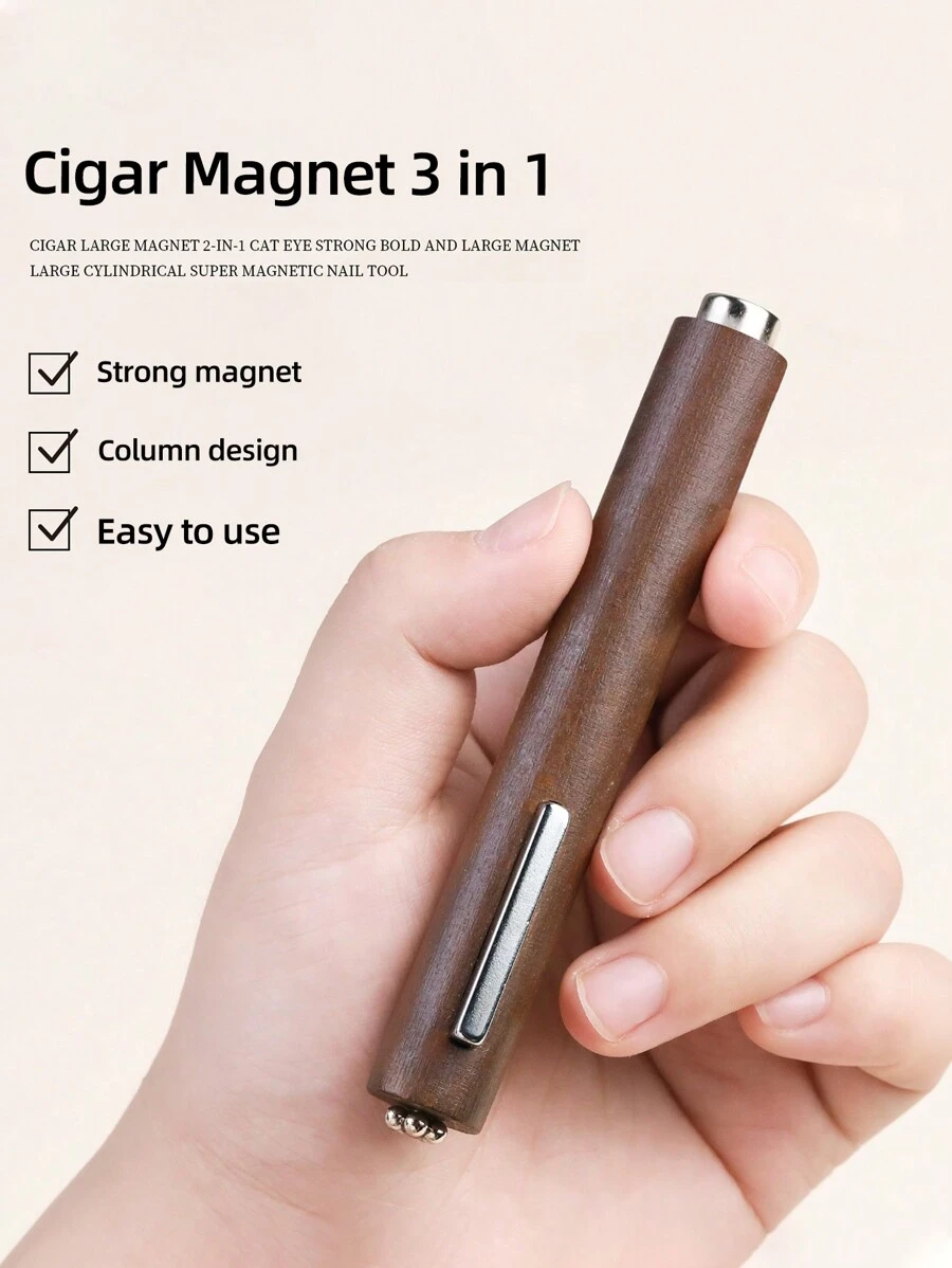 Cigar Magnet 3-In-1 Cat Eye Strong Bolder Magnet Large Cylinder Super ...