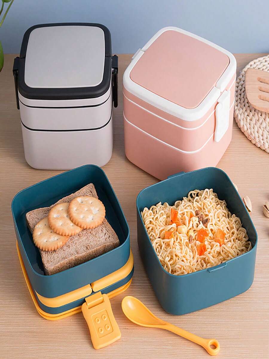 New Japanese-Style Multi-Functional Lunch Box, Plastic Insulated ...