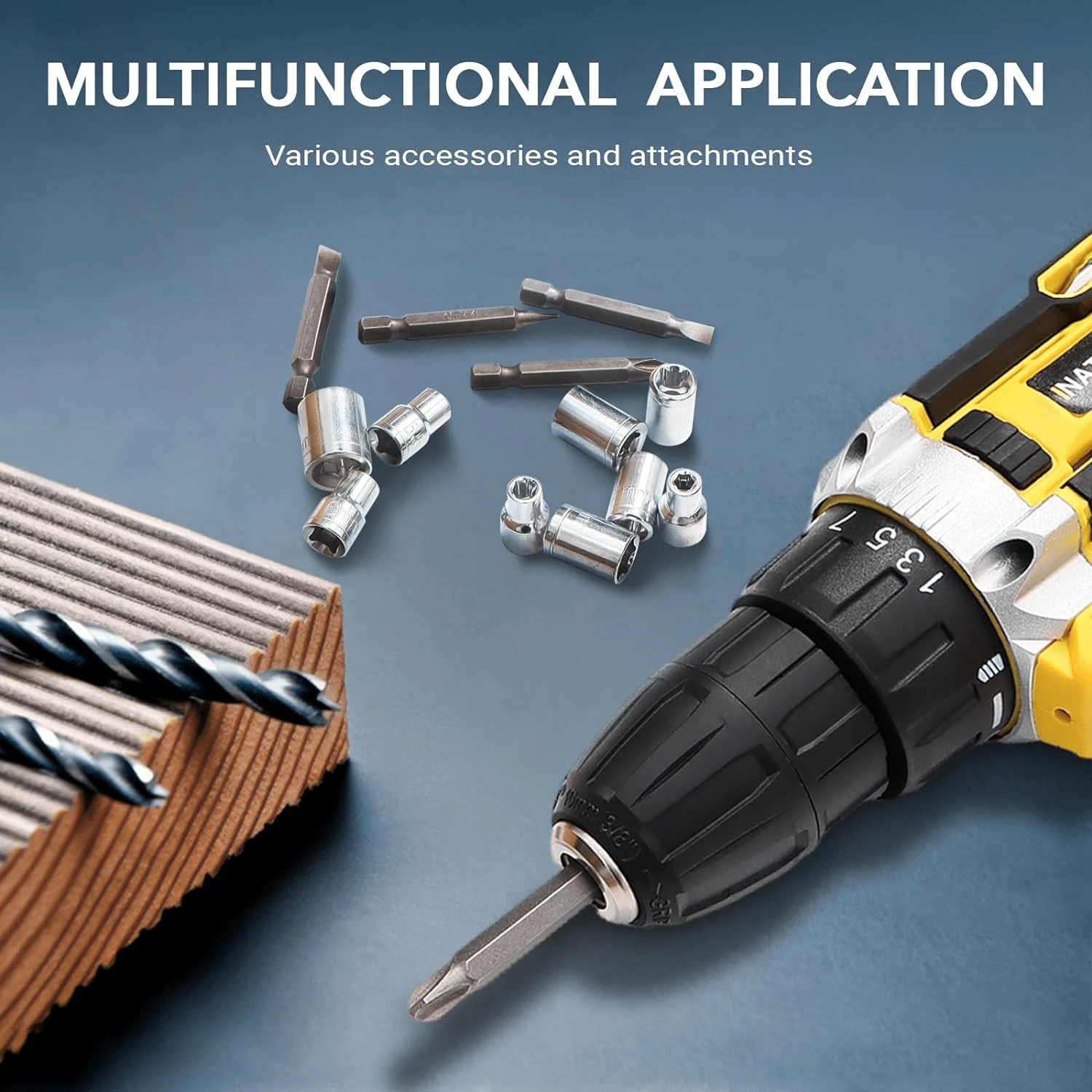 Drill Set Electric Screwdriver Cordless Power Drill Tools Cordless ...