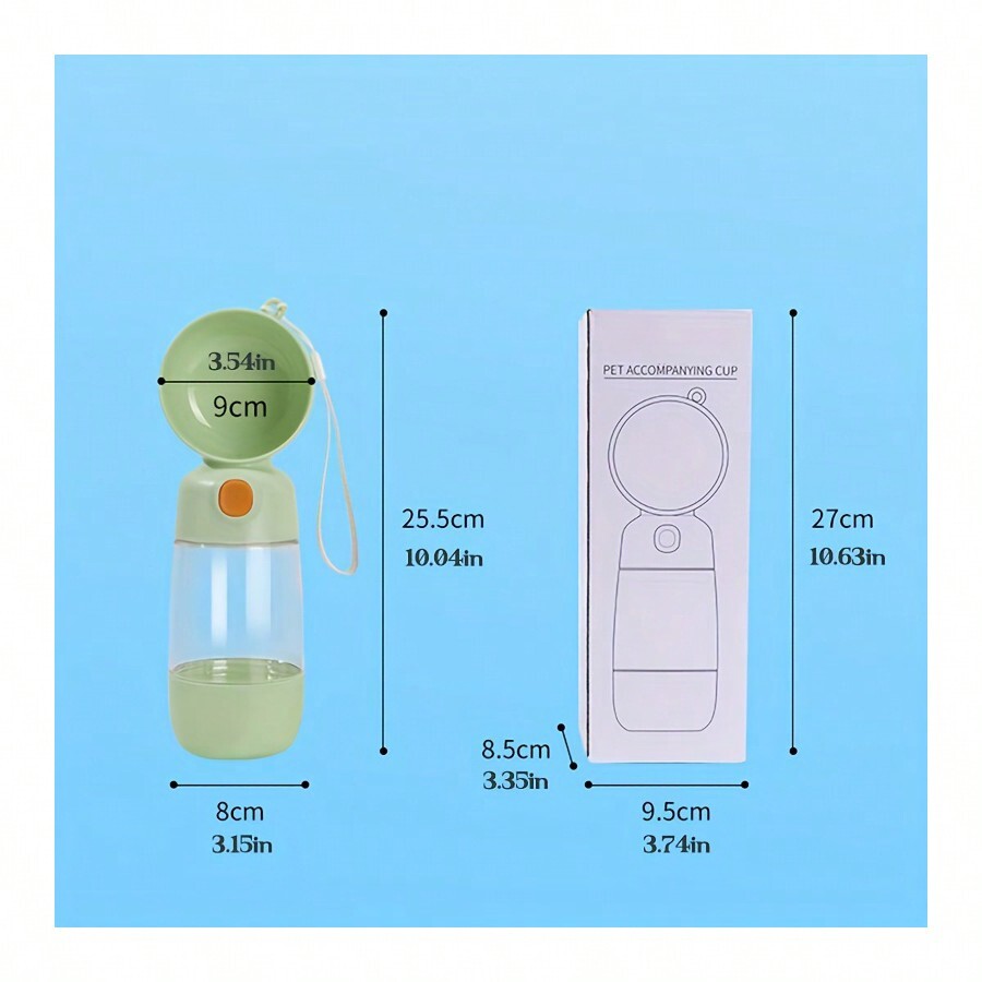 All-In-One Dog Water Bowl And Bottle, Portable Drinking Water Container ...