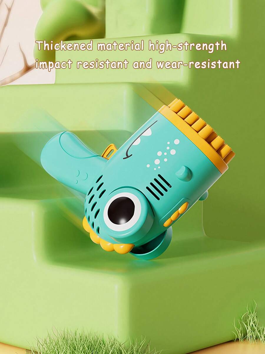 Kids Handheld Bubble Blower Toy, Outdoor Dinosaur Style Bubble Machine ...