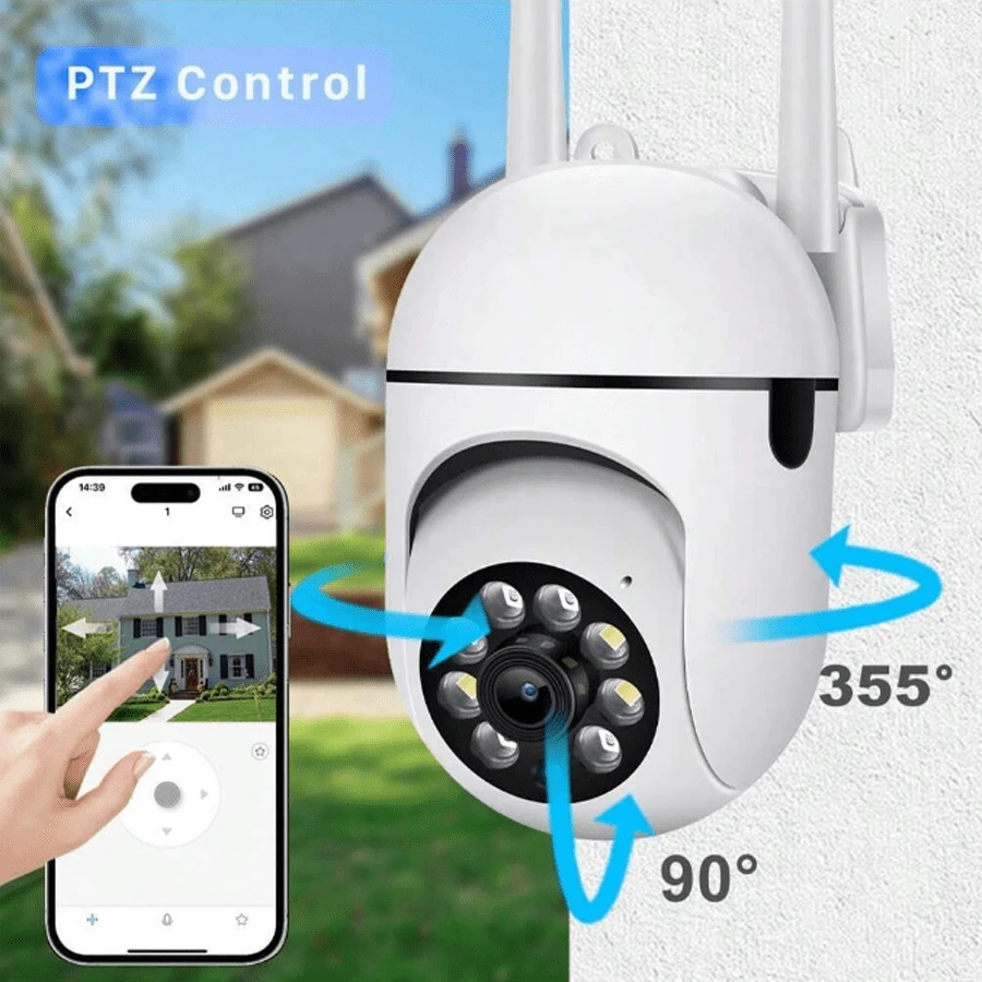 Teruhal 1pc 1080P Smart Wireless Home & Outdoor/Indoor Security Camera ...