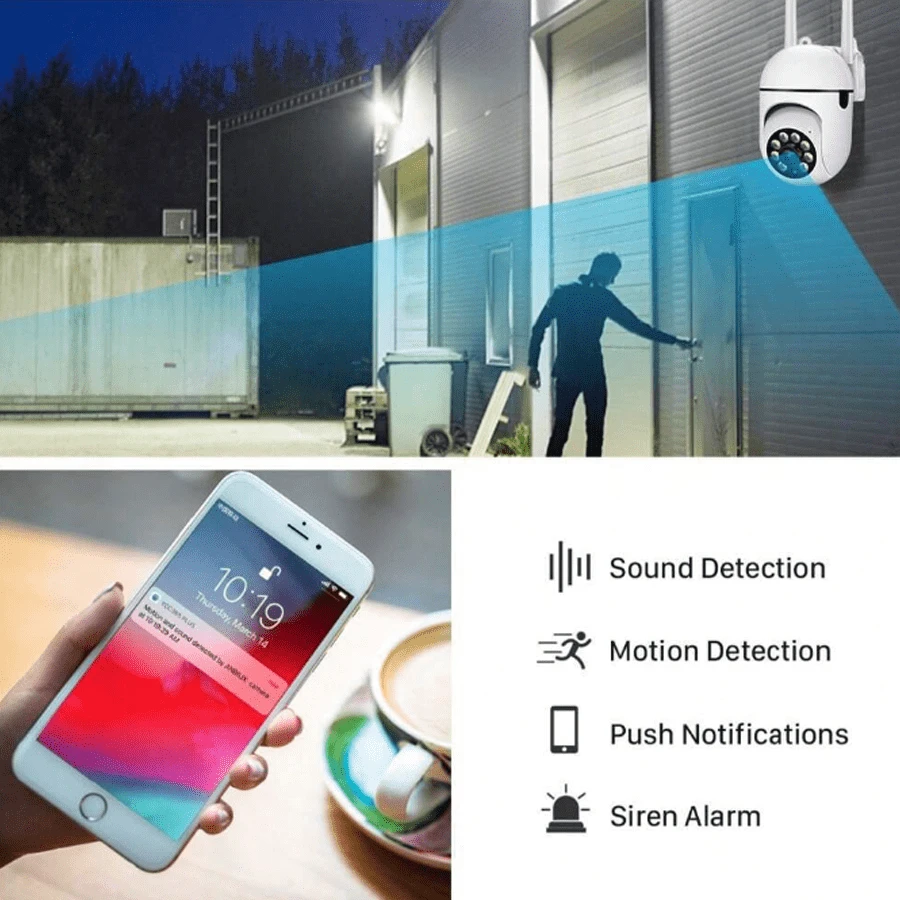 Teruhal 1pc 1080P Smart Wireless Home & Outdoor/Indoor Security Camera ...