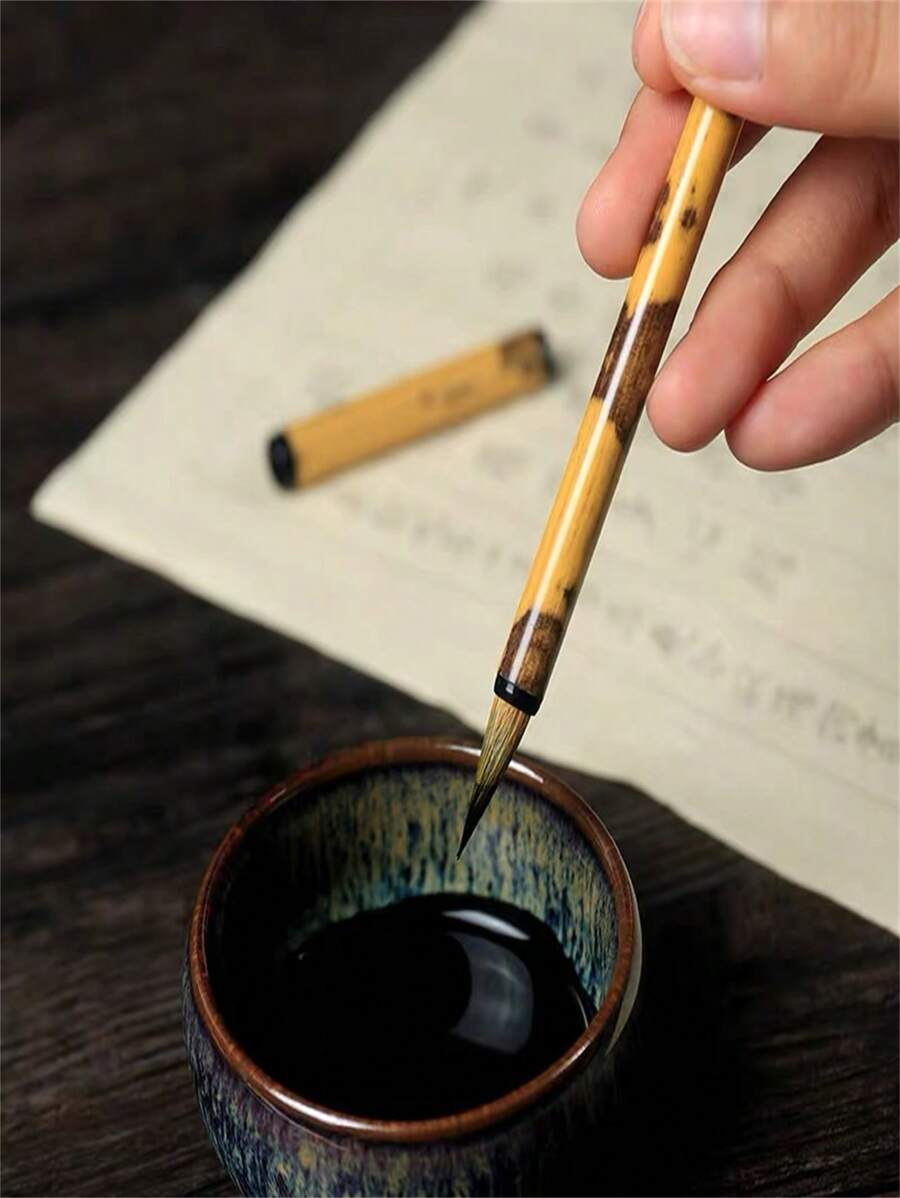 Daily Practice Chinese Brush Pen, Pure Weasel Hair, Small Soft Pen For ...