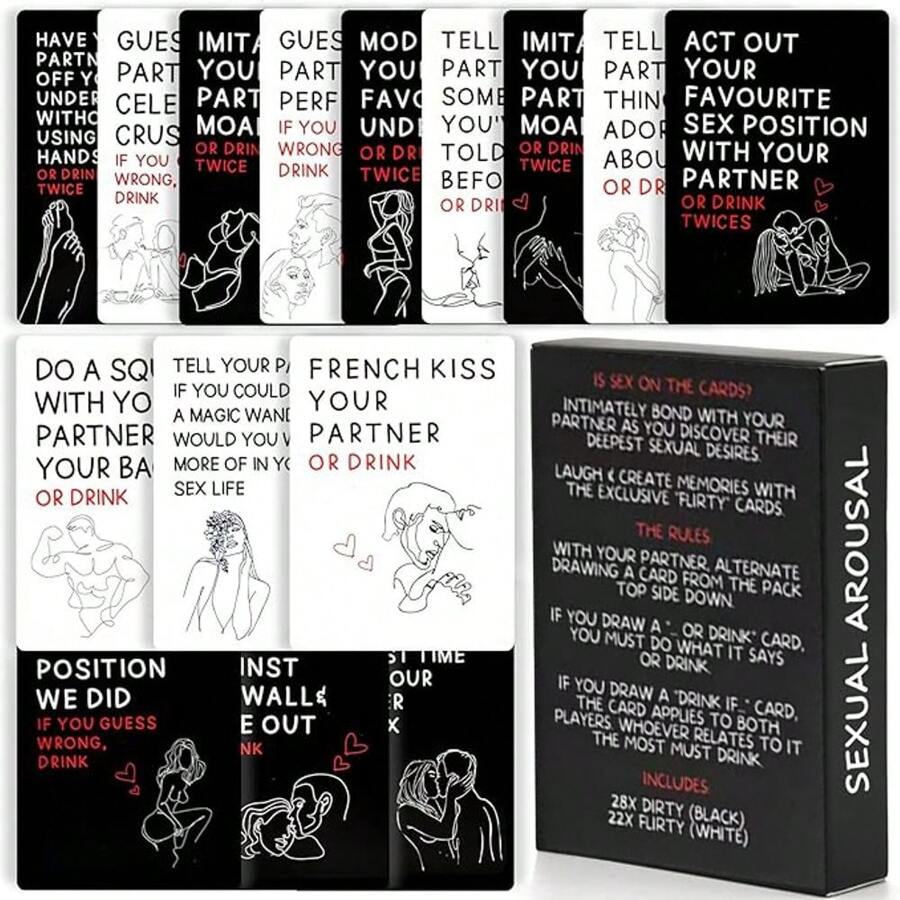 Drinking Game Card Deck Sex Card Game Sex Toy Adventurous Playing Cards