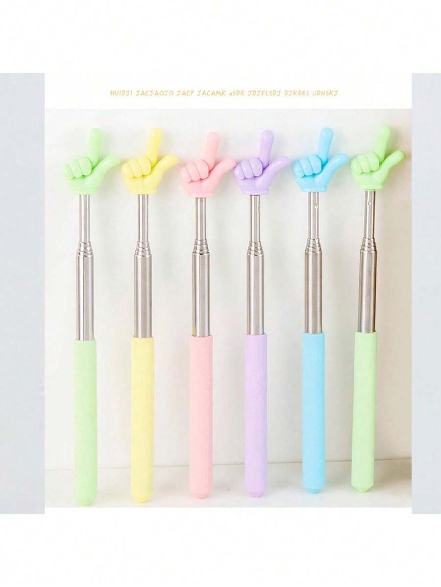 68cm Telescopic Finger Reading Stick Children's Reading Finger Stick ...