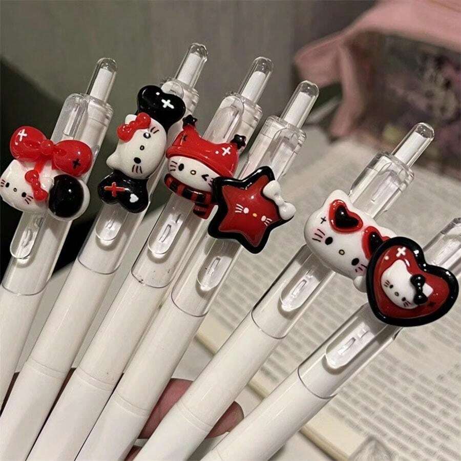 12 Cartoon Katy Neutral Pens, Personalized High-Value Student Practice ...