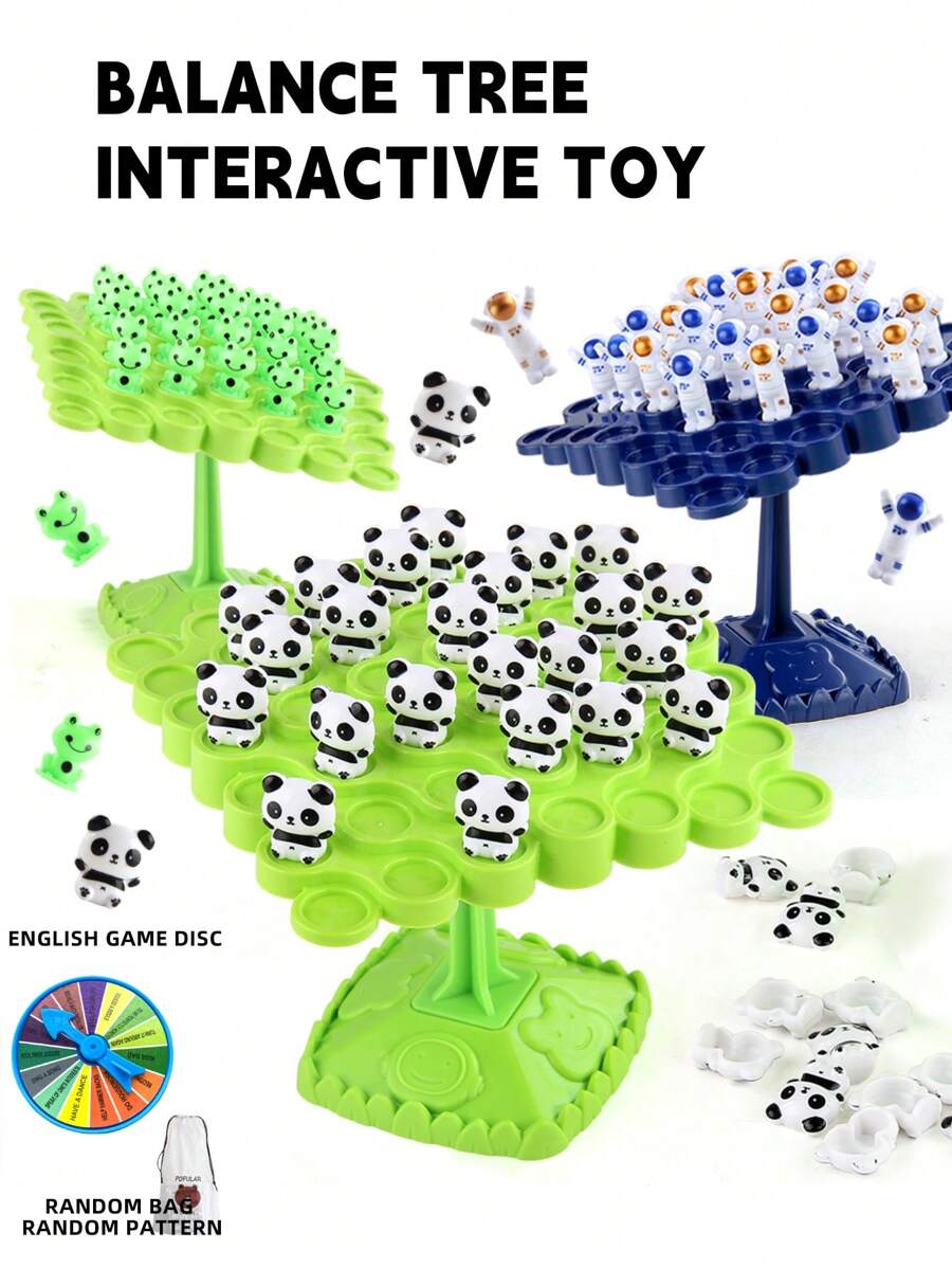 1 Piece Of Panda Balance Tree Two-Person Table Puzzle Game Early ...