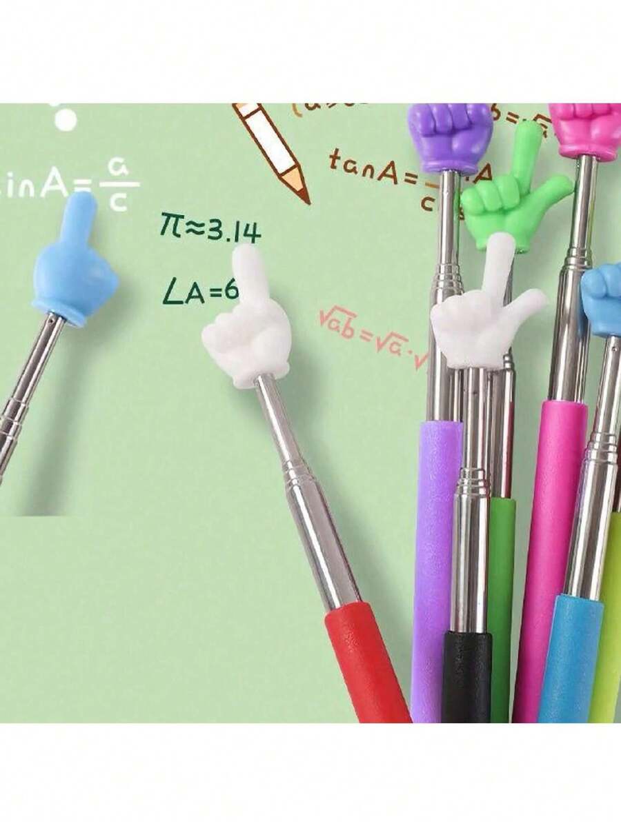 68cm Telescopic Finger Reading Stick Children's Reading Finger Stick ...