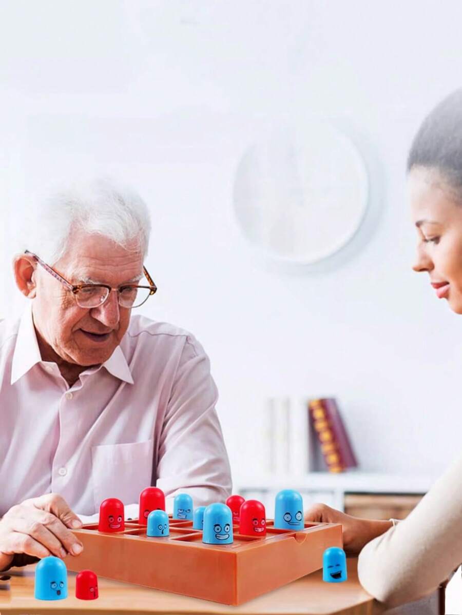 1set Cartoon Tic Tac Toe Game, Interactive Board Game, Stackable Tic ...