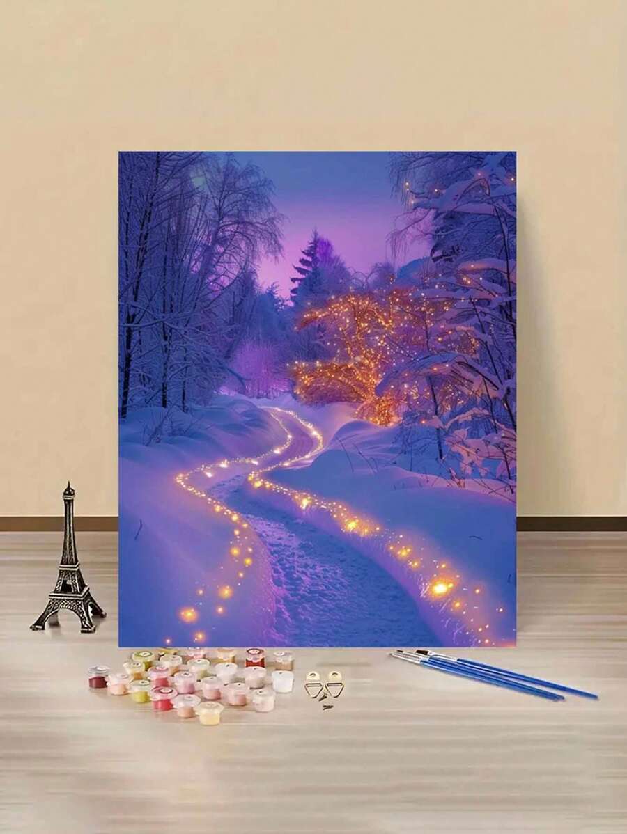 Pintura Digital DIY Noite de Natal: Ilumine sua vida criativa e pinte ...