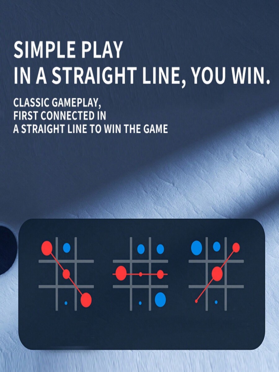 1set Cartoon Tic Tac Toe Game, Interactive Board Game, Stackable Tic ...