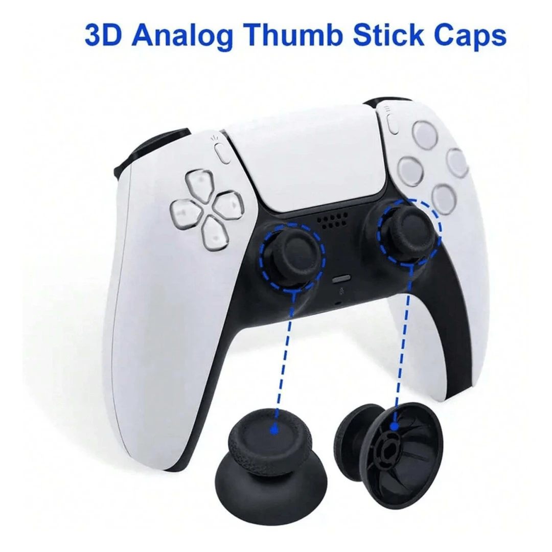 8 piezas Juego de repuesto de joysticks para PlayStation 5 Dual-Sense ...
