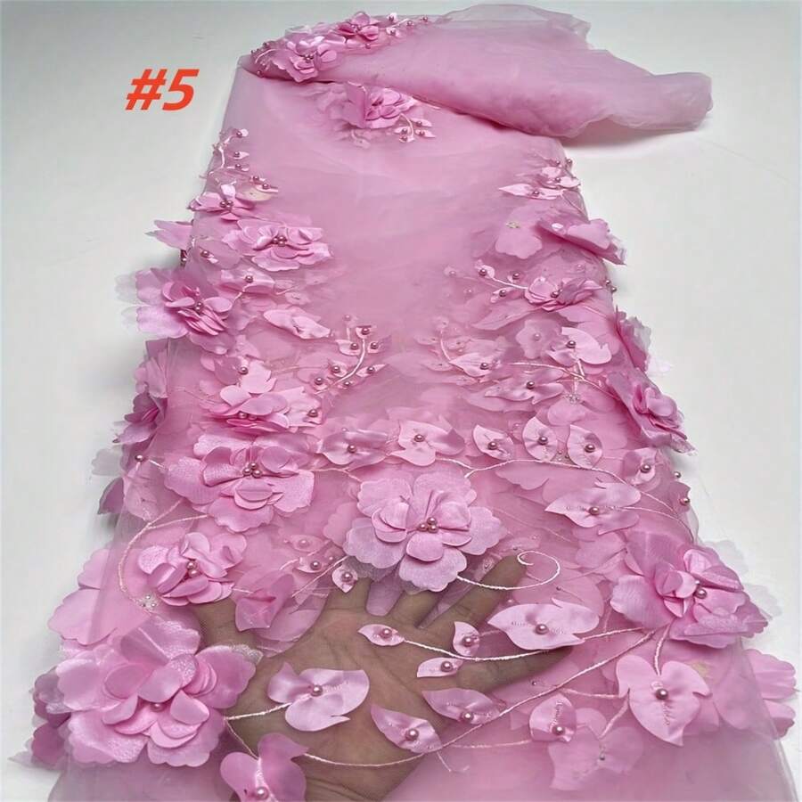Luxury French Mesh Tulle Lace Fabric 2024 High Quality African Sequined ...