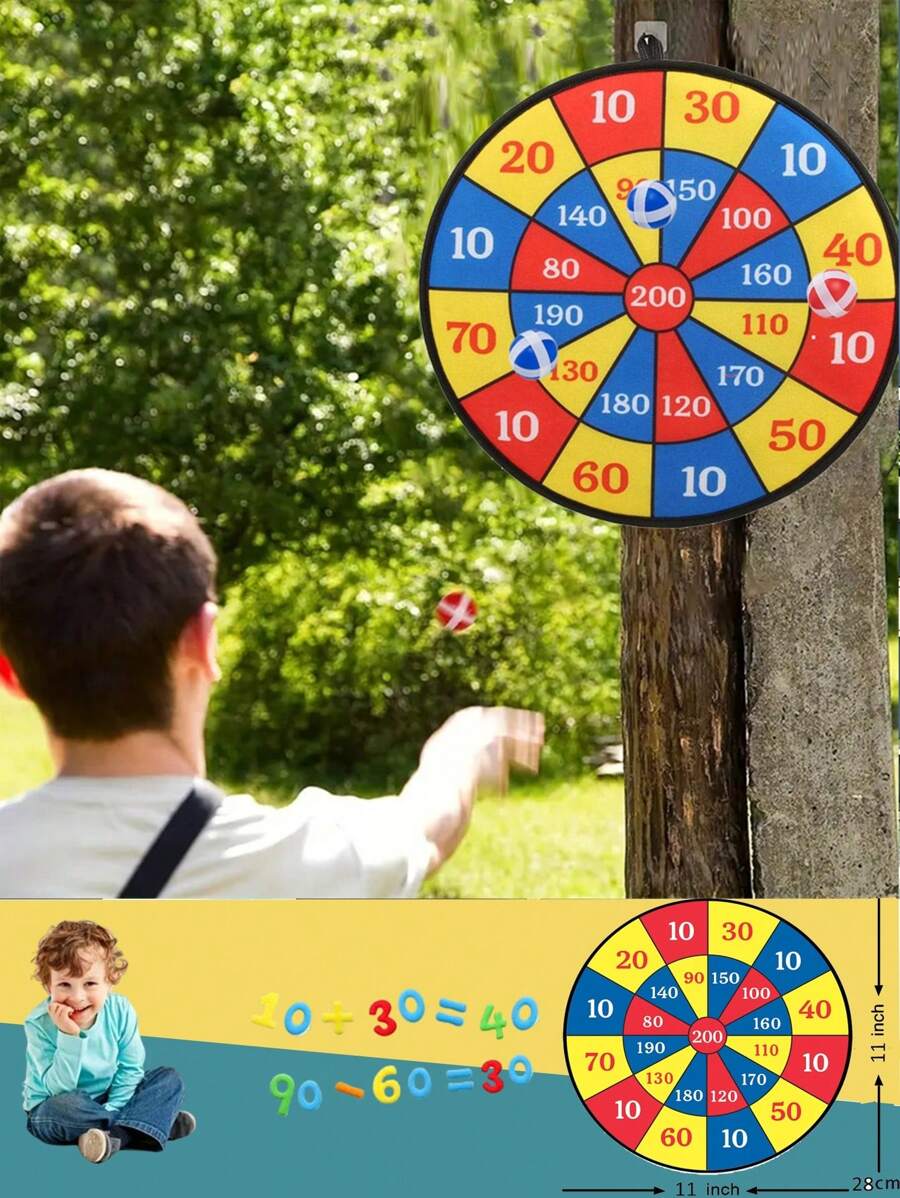 Early Childhood Education Digit Hook And Loop Dart Board Toy, Parent ...