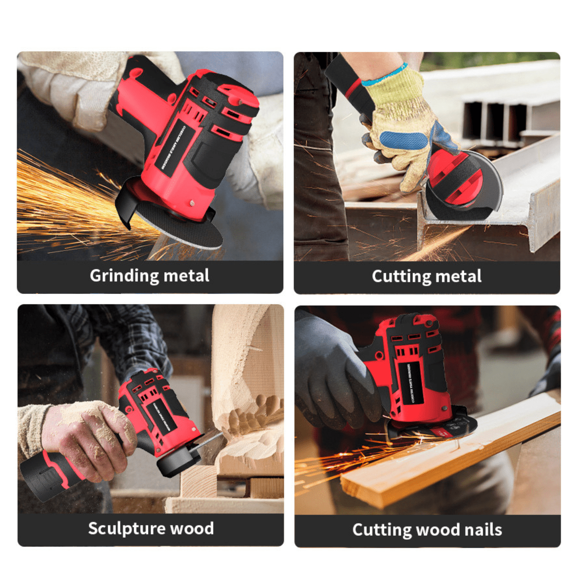 Lithium Electric Mini Brushless Angle Grinder Grinder Cutting Machine ...