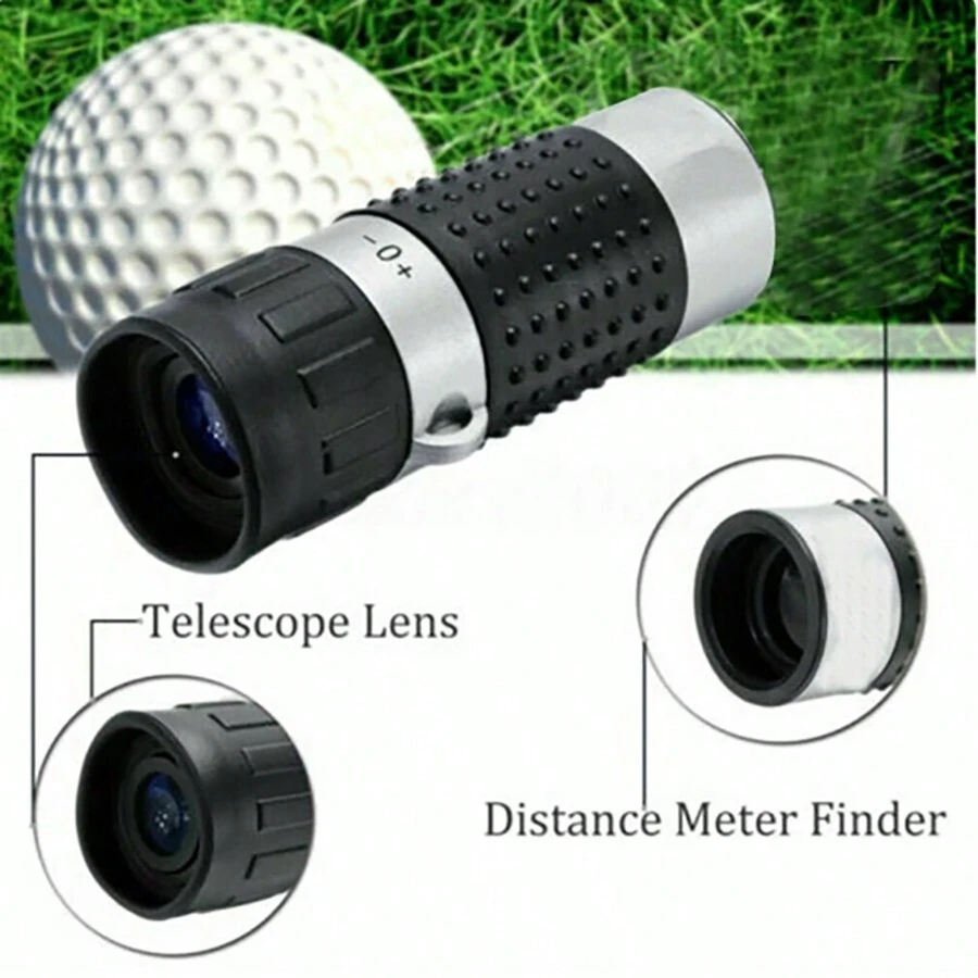 Mini 7x Magnifying Telescope Monocular Crosshairs Rangefinder ...