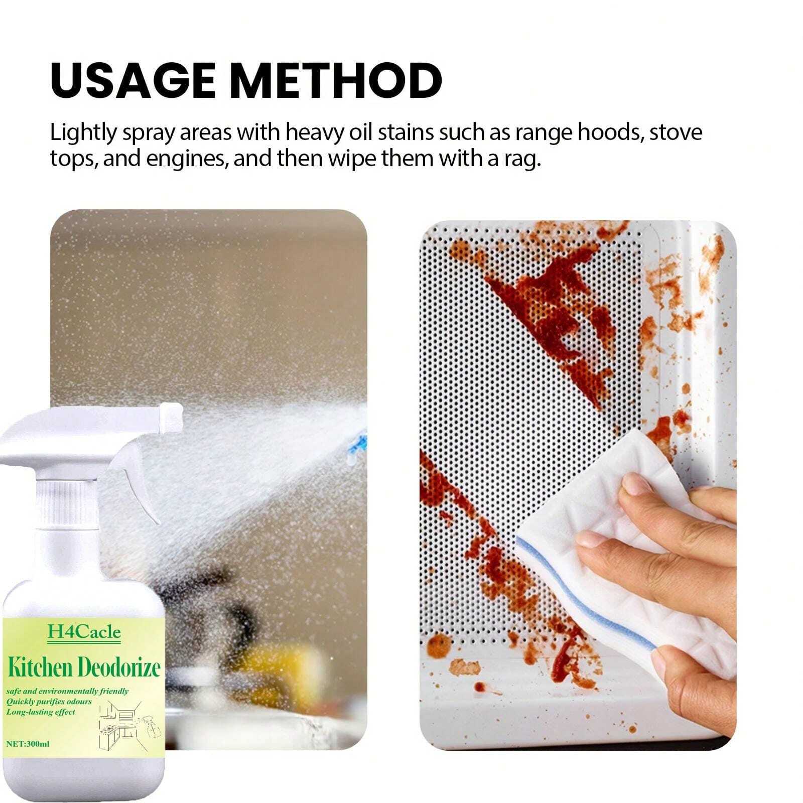 H4Cacle Desodorizante de cozinha Desodorizante de ar Aromaterapia ...