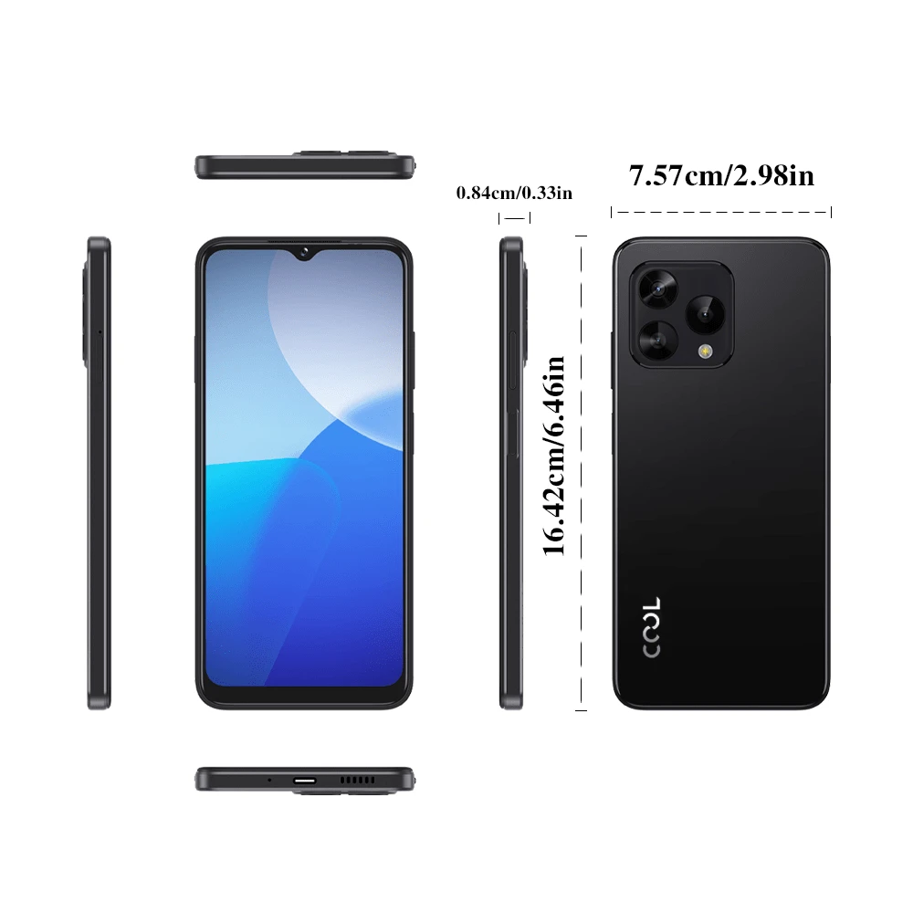 Coolpad COOL CP12 Android 13 6.517 Inch HD+ 4GB 64GB 13 MP Triple ...