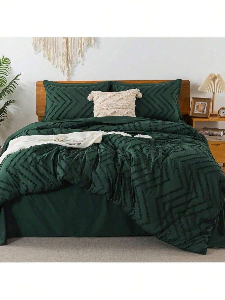 Comforter King Size Set With Sheet Bed In A Bag King Chevron Tufted ...
