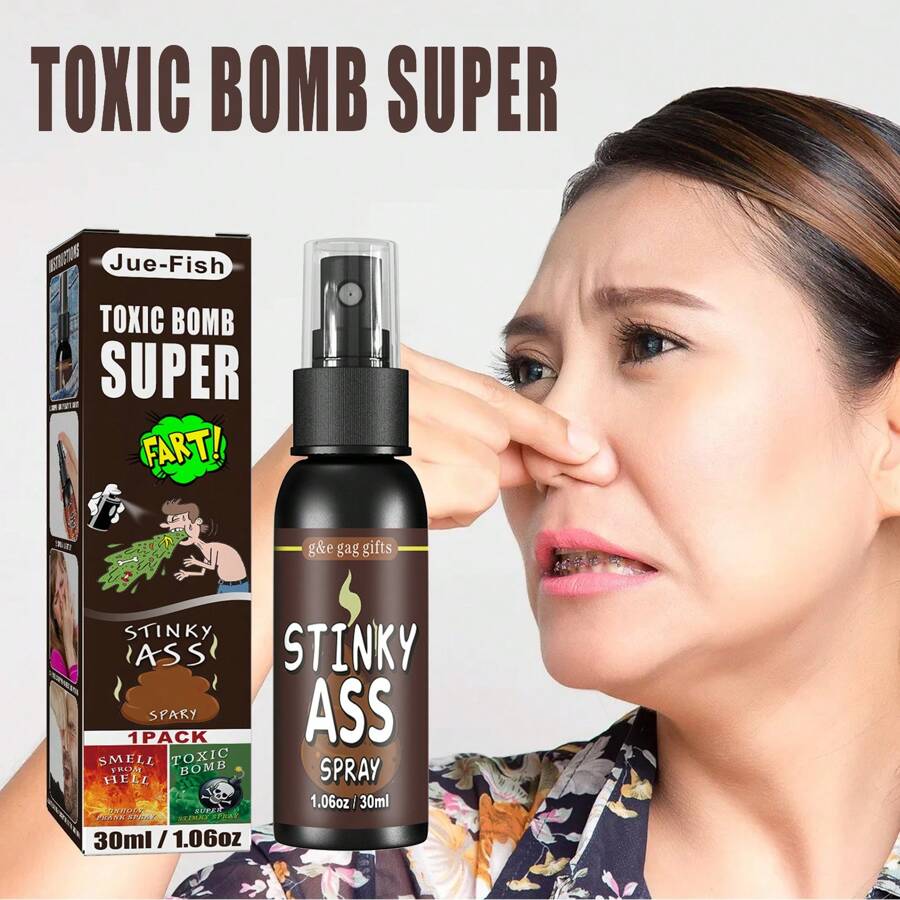 1 Bottle Of Fart Spray Prank Toy, Stink Bomb Spray For Funny Jokes And ...