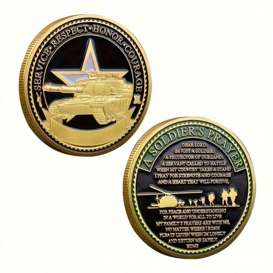 United States Military Commemorative Coin Soldier Commemorative Coin ...