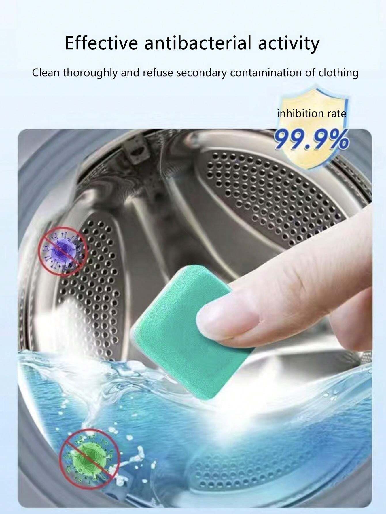 Washing Machine Cleaner Tablets, Strong Stain Removal And Descaling ...