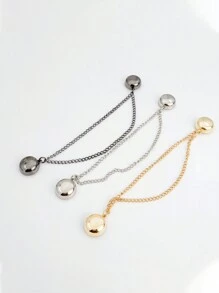 3pcs Leg Hem Chain Magnetic Clasp Pants Leg Shortener Sleeve Cuff ...