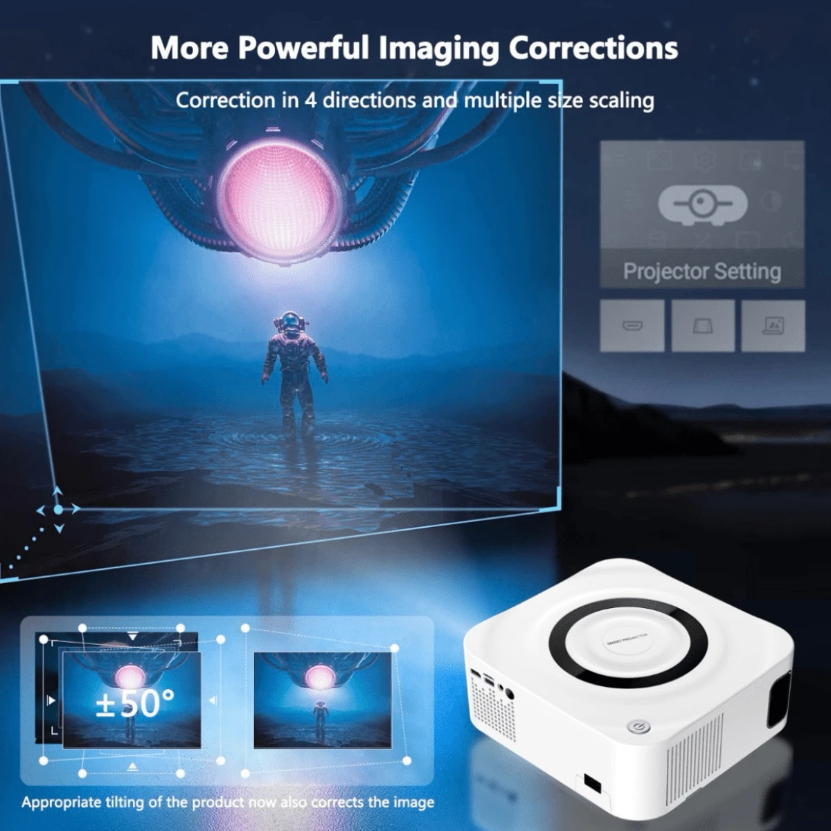 D&L Projetor Y9 De Alta Qualidade 1080 Full Hd 4k | SHEIN Brasil