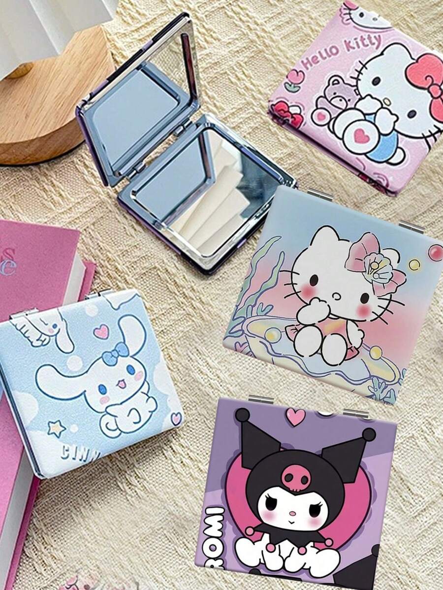 1 pièce Miroir de Maquillage Hello chat Miroir Kuromis Cinnamorolls My ...