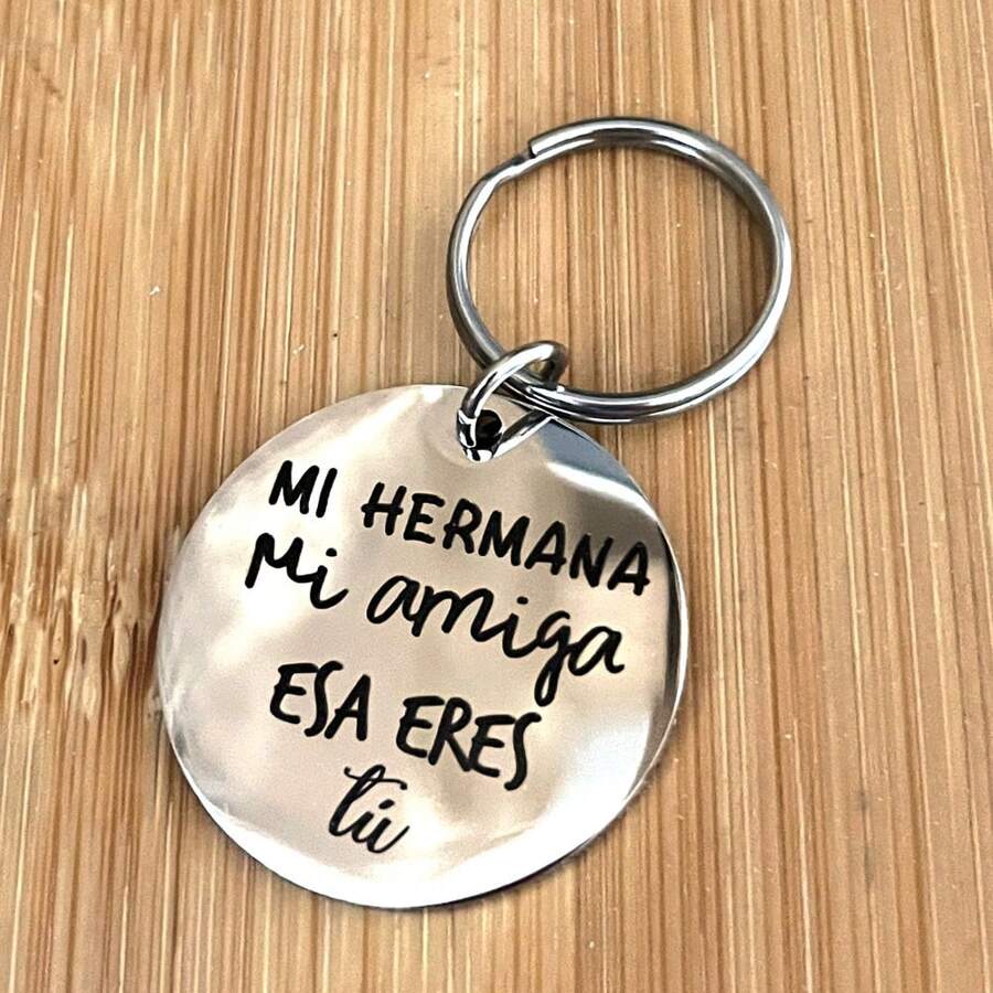 Spanish Language Sister Keychain Birthday Gifts For Sister | SHEIN USA